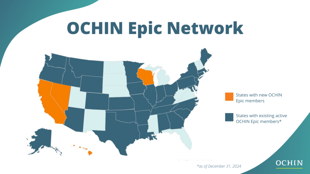 33 rural and community health care organizations implemented OCHIN Epic ...